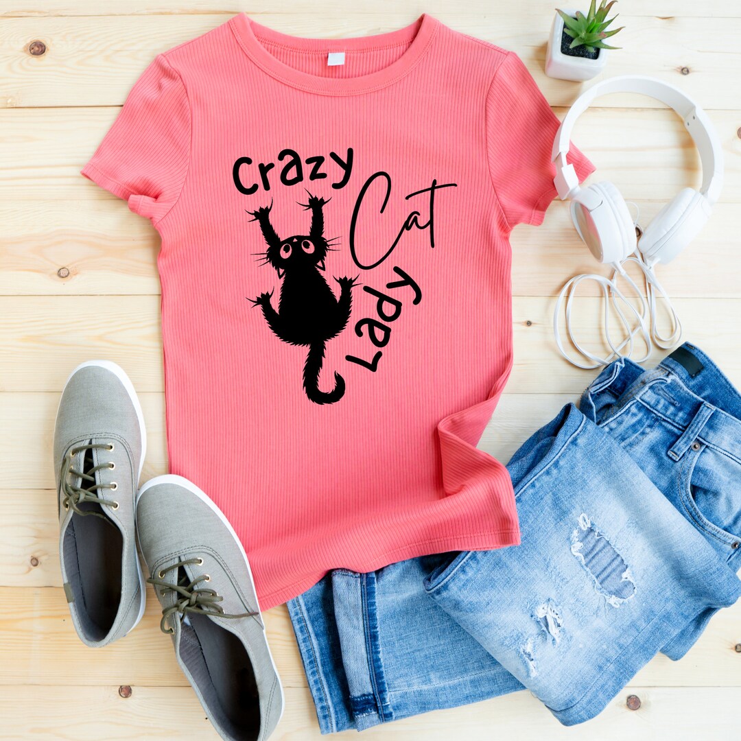 Crazy Cat Lady Design: SVG & PNG Printable (digital Download) - Etsy