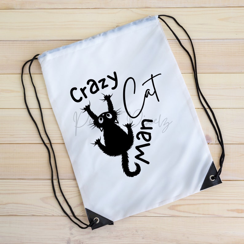 Crazy Cat Man Digital Design Tshirt Designs Cat Designs Cat Images ...