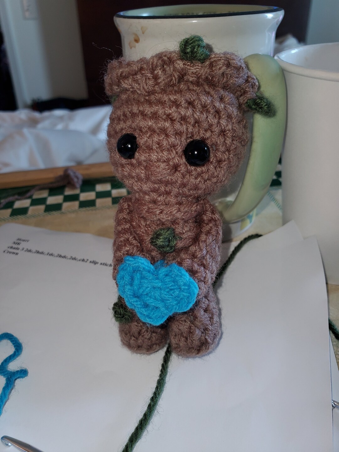 Hand Crocheted Baby Groot - Etsy