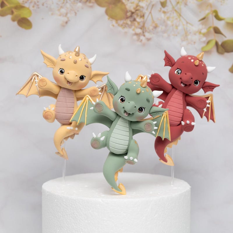 Dragon Cake Topper - Etsy