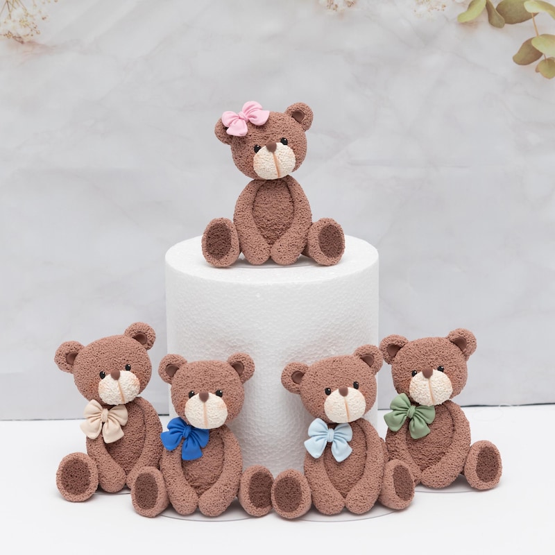 Cute Clay Bear Sculptures - Etsy