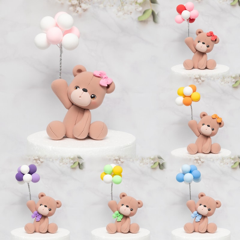 Bear Cake Topper - Etsy