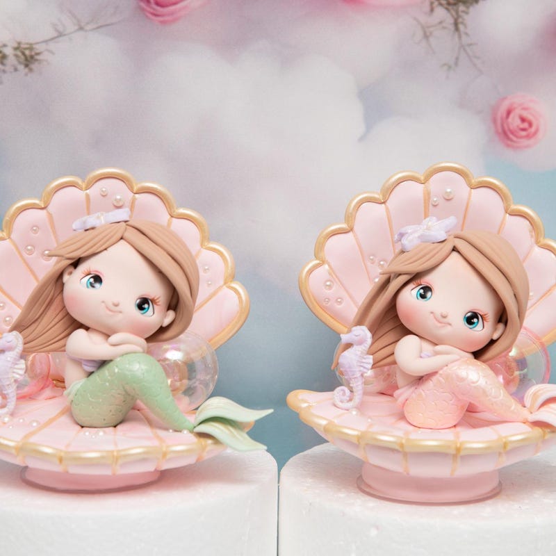 Mermaid Cake Topper - Etsy