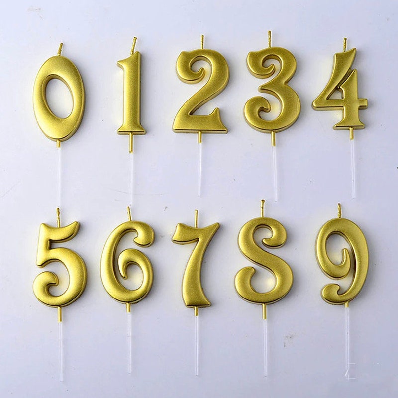 Number Birthday Candles - Etsy