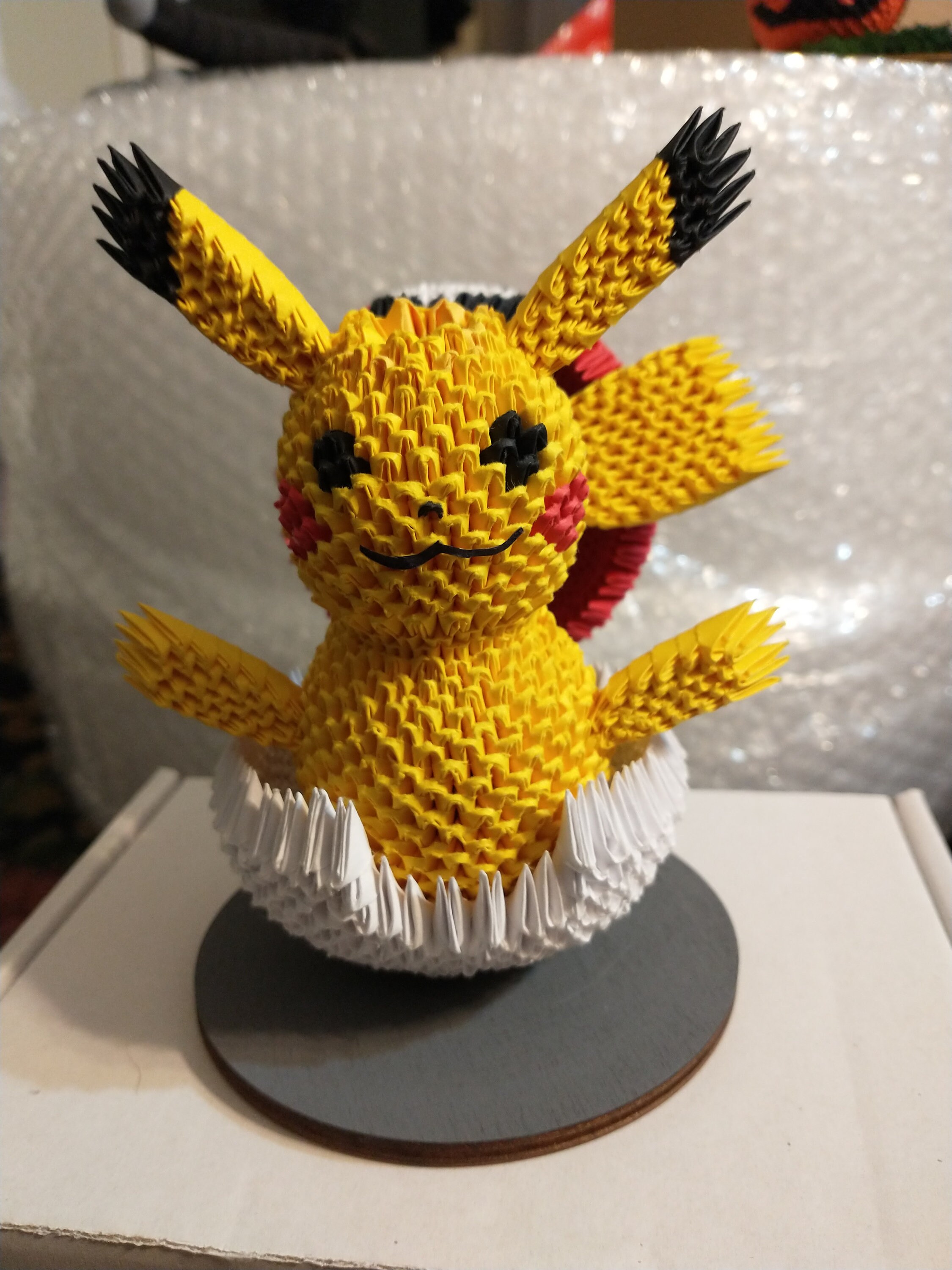 Origami 3d Pikachu Paso A Paso