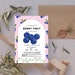 Editable Blueberry First Birthday Invitation Berry Sweet Birthday Party ...