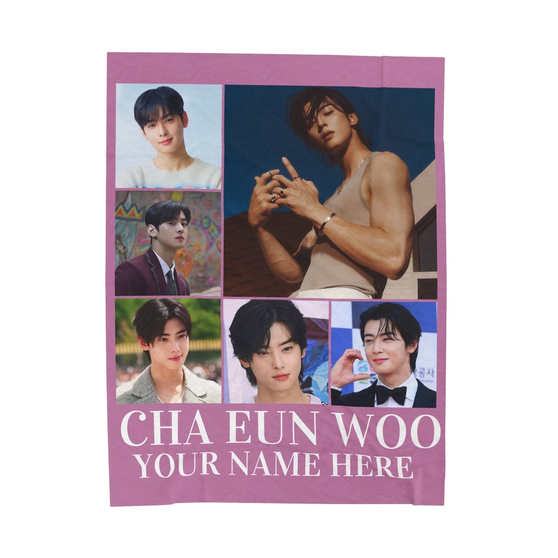 Cha Eun Woo Blanket, Astro Cha Eun Woo Kdrama Merch, Gift for Cha Eun ...