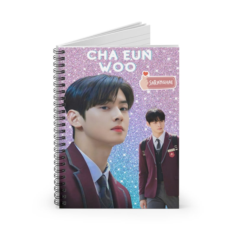 Cha Eun Woo Spiral Notebook Cha Eun Woo Journal, Lee Suho, True Beauty ...