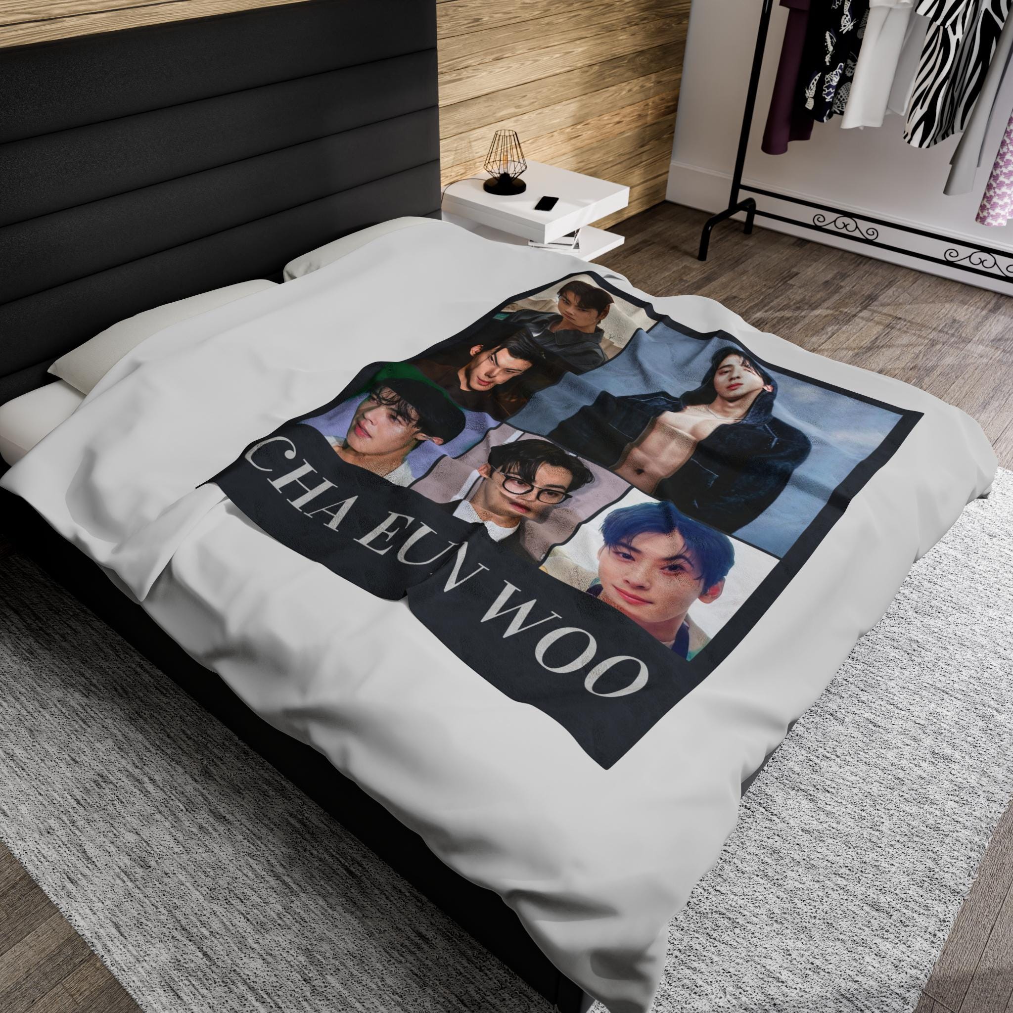 Cha Eun Woo Blanket, Astro Cha Eun Woo Kdrama Merch, Gift for Cha Eun ...