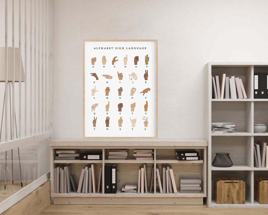 ASL, American Sign Language Chart, Alphabet Sign Language, Hand Sign ...