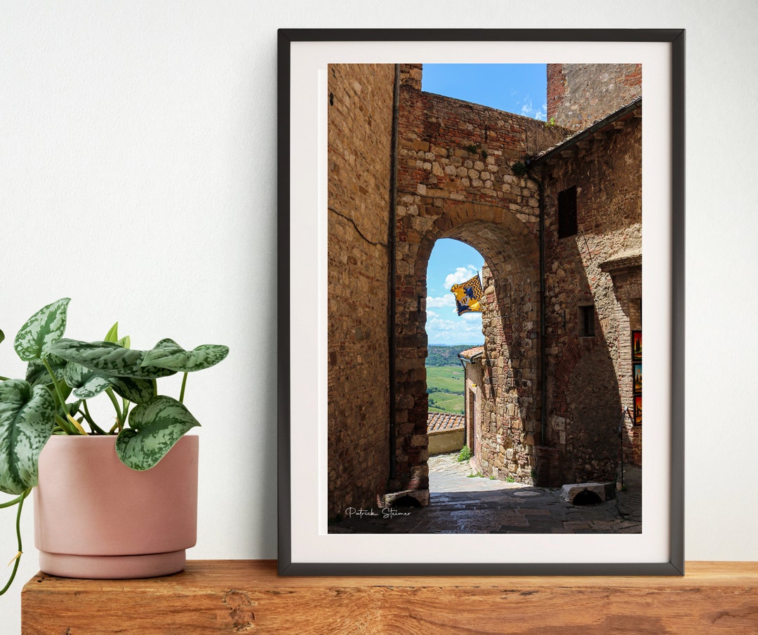 Tuscan Archway - Montepulciano, Italy - Vertical Fine Art Photo Print ...
