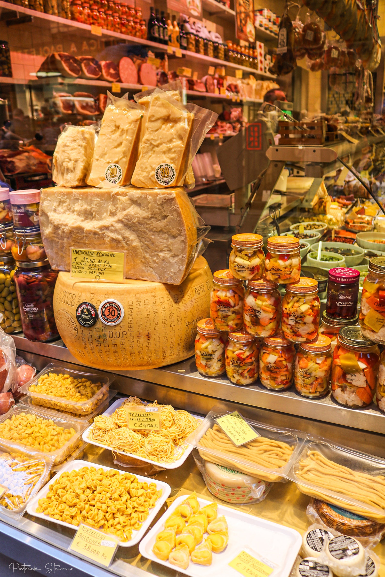 Italian Food Display - Bologna, Italy - Vertical Fine Art Photo Print ...