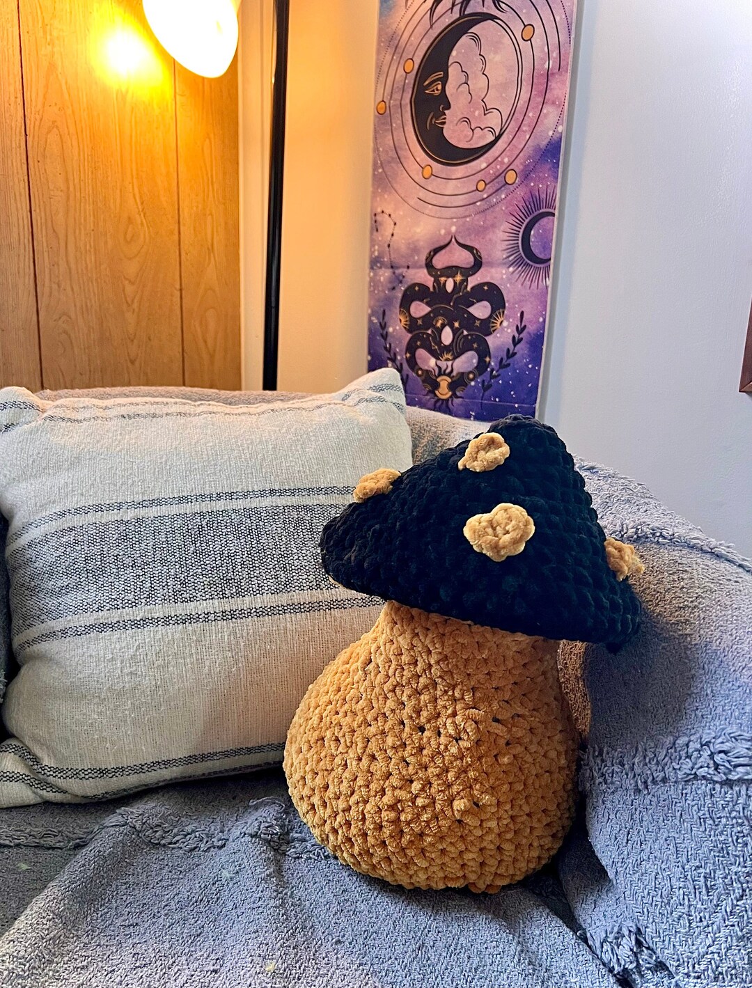 Mushroom Crochet Pattern Easy Crochet Mushroom Plush Crochet Fairycore ...