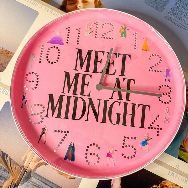 Midnights Taylor Clock - Etsy