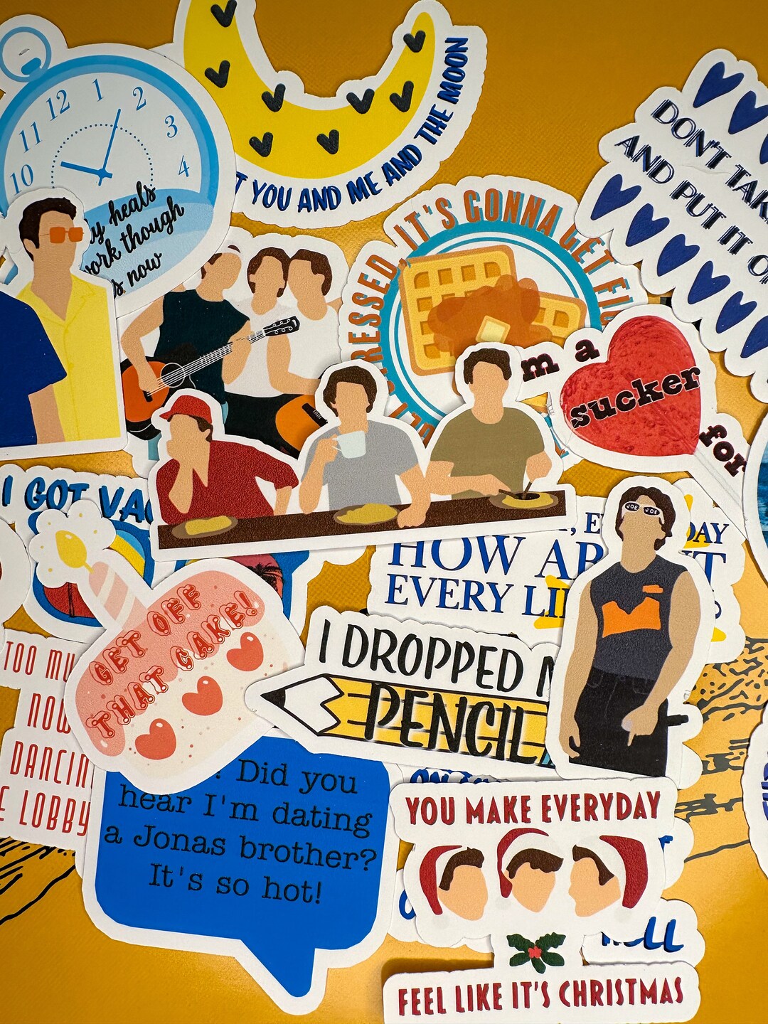 23pcs Jonas Brothers Stickers Cute Nick Jonas, Joe Jonas Kevin Jonas ...