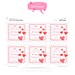 Printable Valentine Sweet Treat Favor Tag, Valentines Day Sweet Gift ...