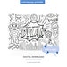 Printable Kids Coloring Sheet - Superhero Theme - Children’s Custom ...