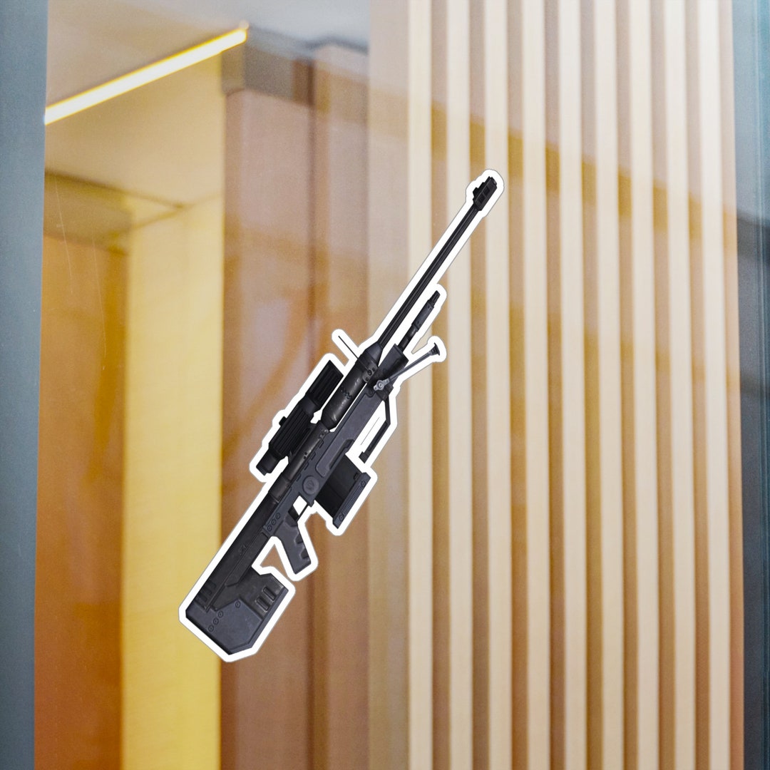 Halo Sniper Rifle Sticker, Halo Weapon Decal for Phone, Laptops ...