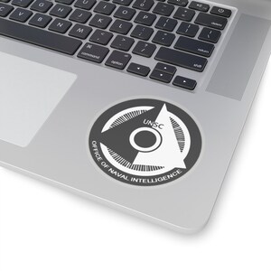 Halo UNSC ODST Logo Circle Sticker, Vinyl Waterproof Kiss-cut Decal for ...