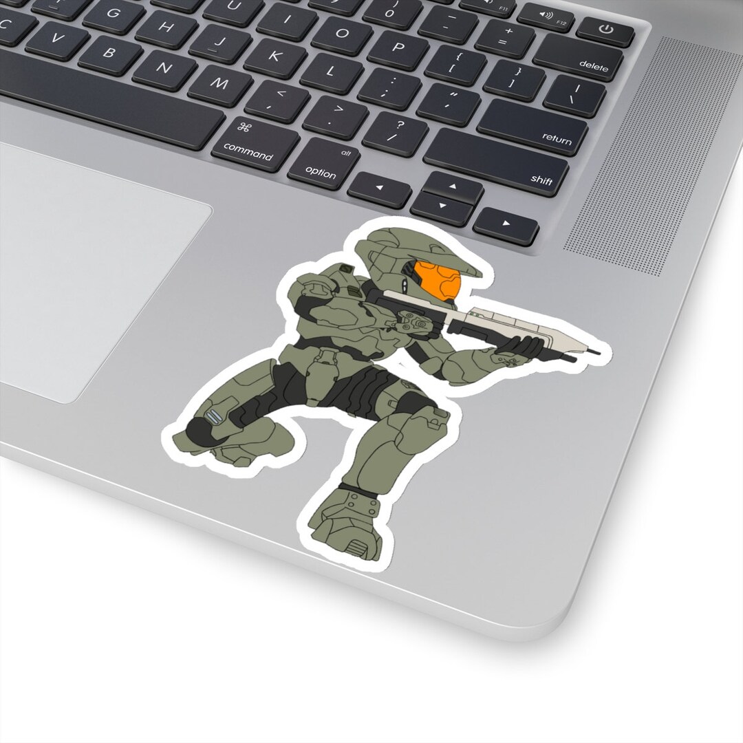 Halo Master Chief Cartoon Clipart Sticker Vinyl Kiss-cut Decal for ...