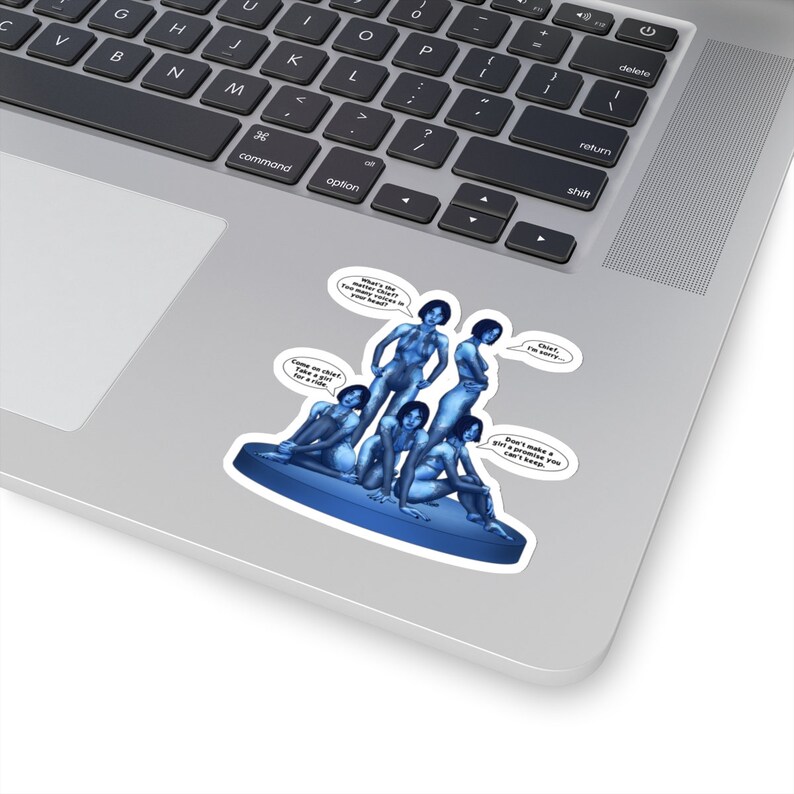 Halo Cortana Video Game Vinyl Sticker Decal for Phone, Laptops ...