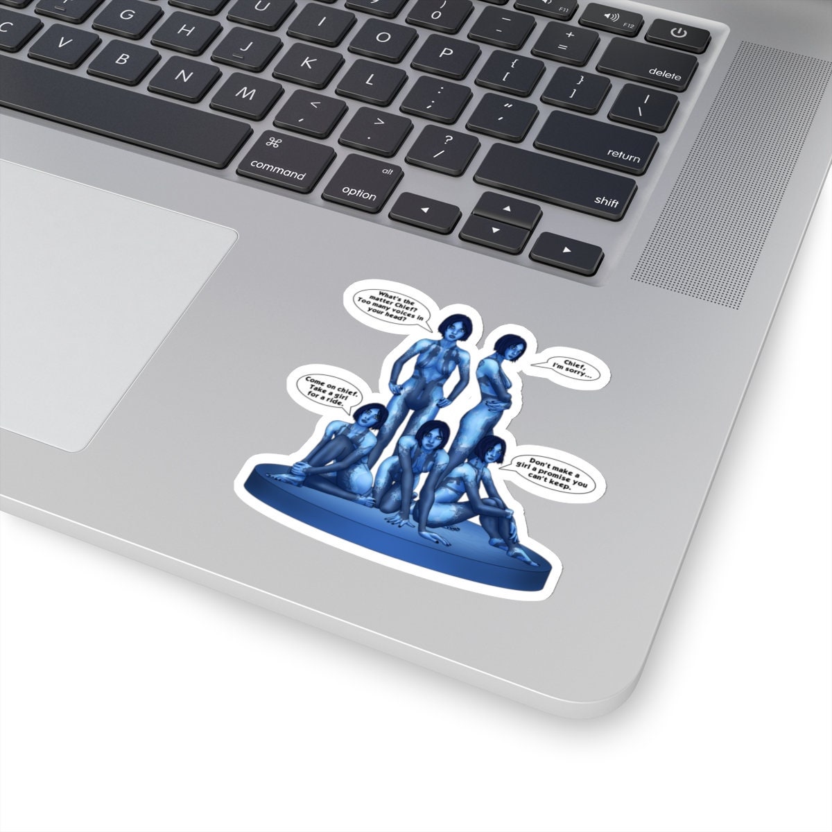 Halo Cortana Video Game Vinyl Sticker Decal for Phone, Laptops ... Halo Cortana Video Game Vinyl Sticker Decal for Phone, Laptops ...