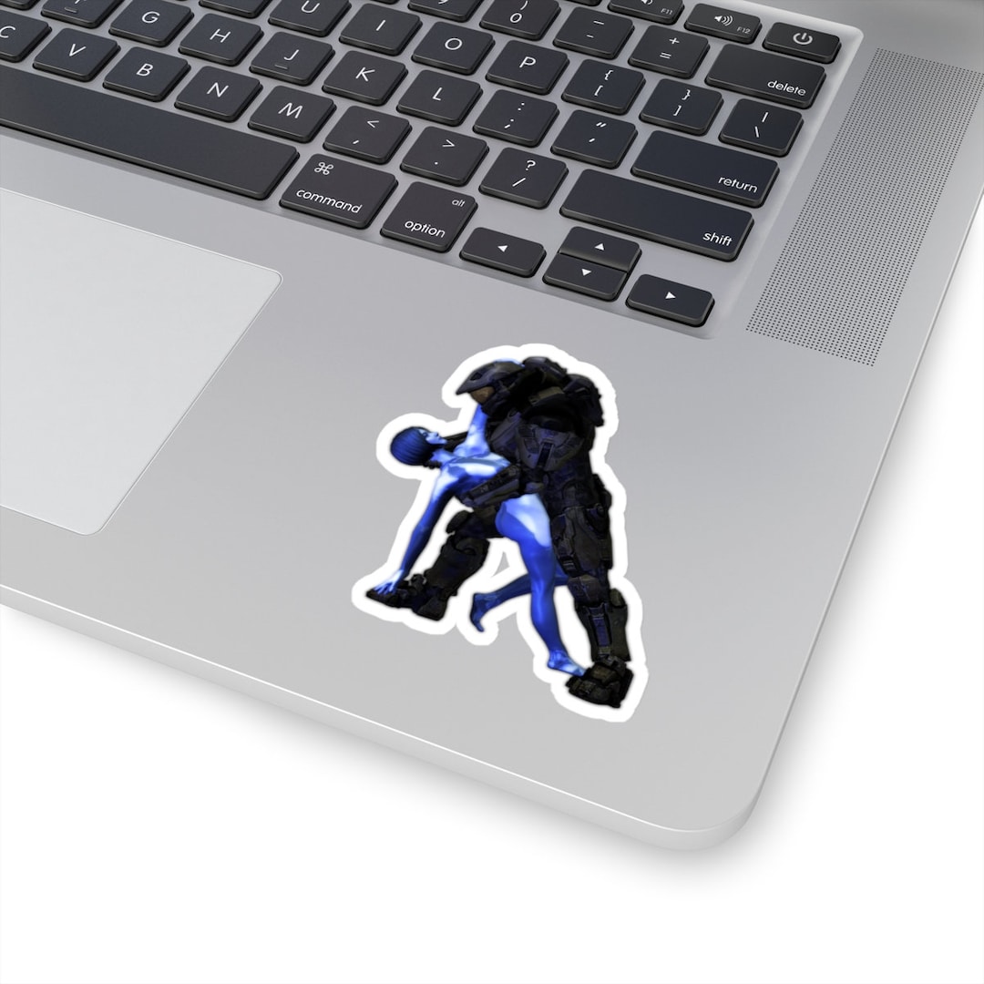 Halo Cortana and Master Chief Video Game Vinyl Sticker Decal for Phone ...