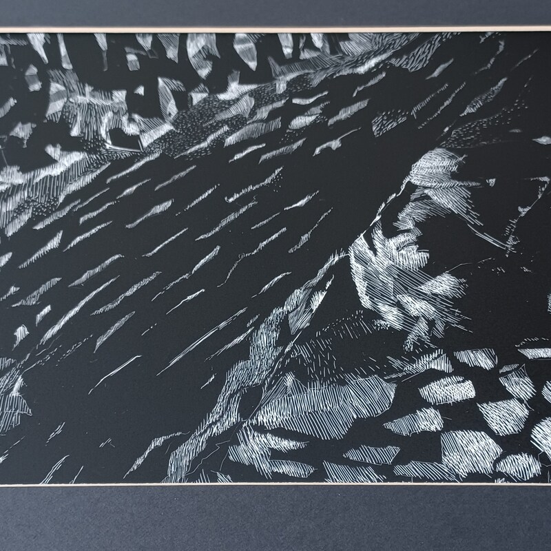 Scratchboard Art - Etsy