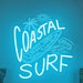 Coastal Surf LED Neon Sign: Beach Waves Wall Art - Etsy
