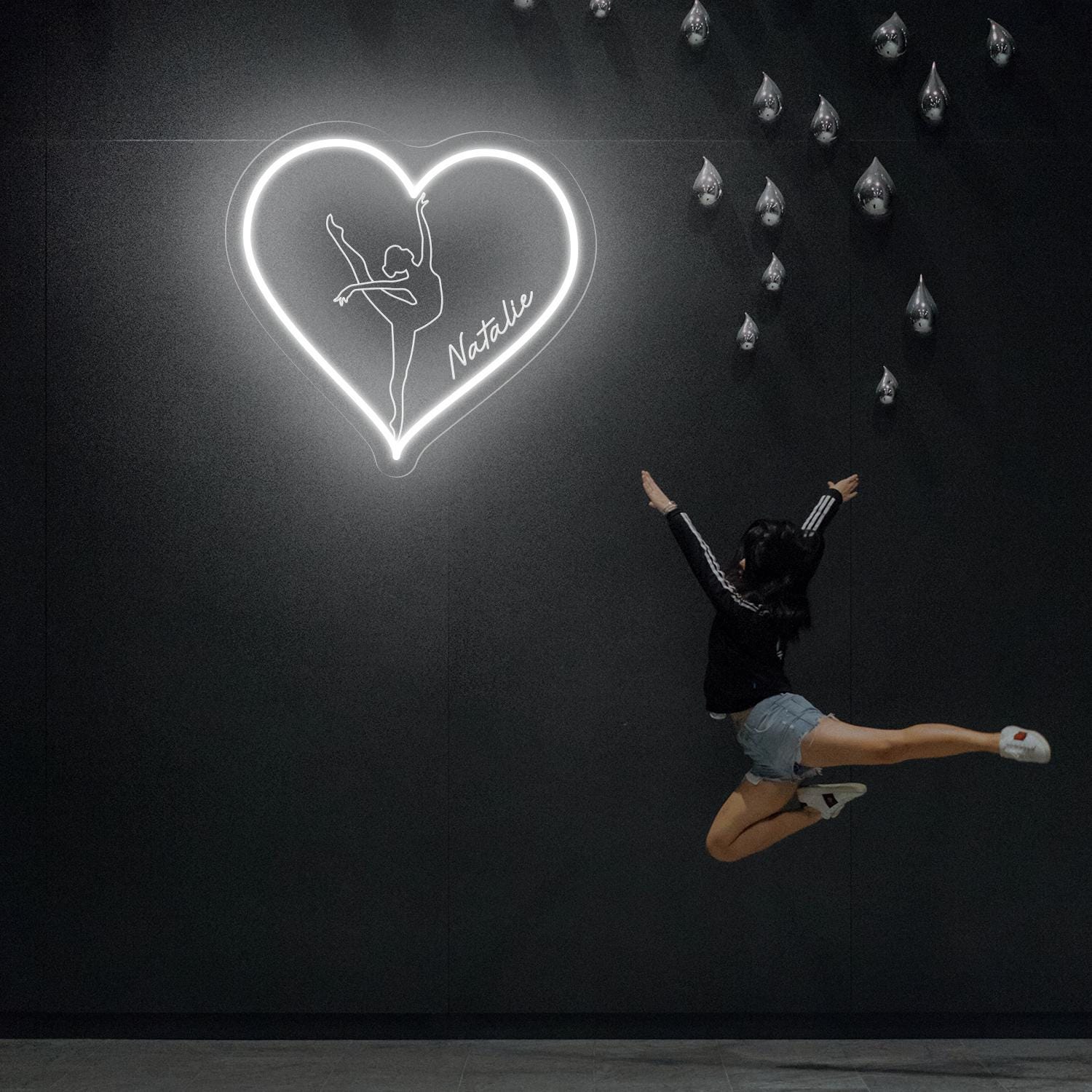 Custom Gymnast Name LED Neon Sign: Personalized Gymnastics Decor - Etsy