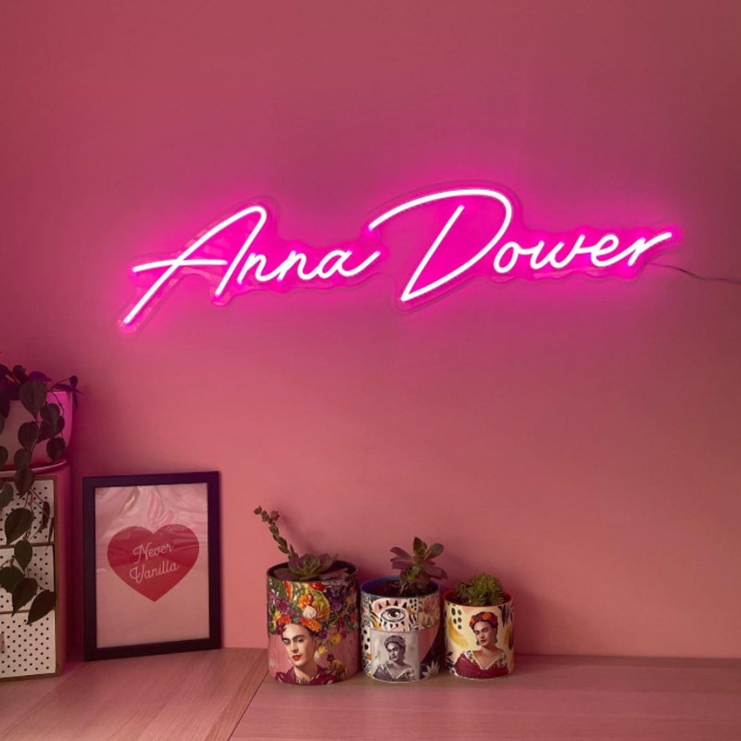 Custom Name Neon Sign,neon Name Sign,wedding Birthday Backdrop,handmade ...