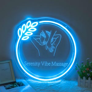 Personalized Massage Therapist Neon Sign: Custom Spa Decor - Etsy