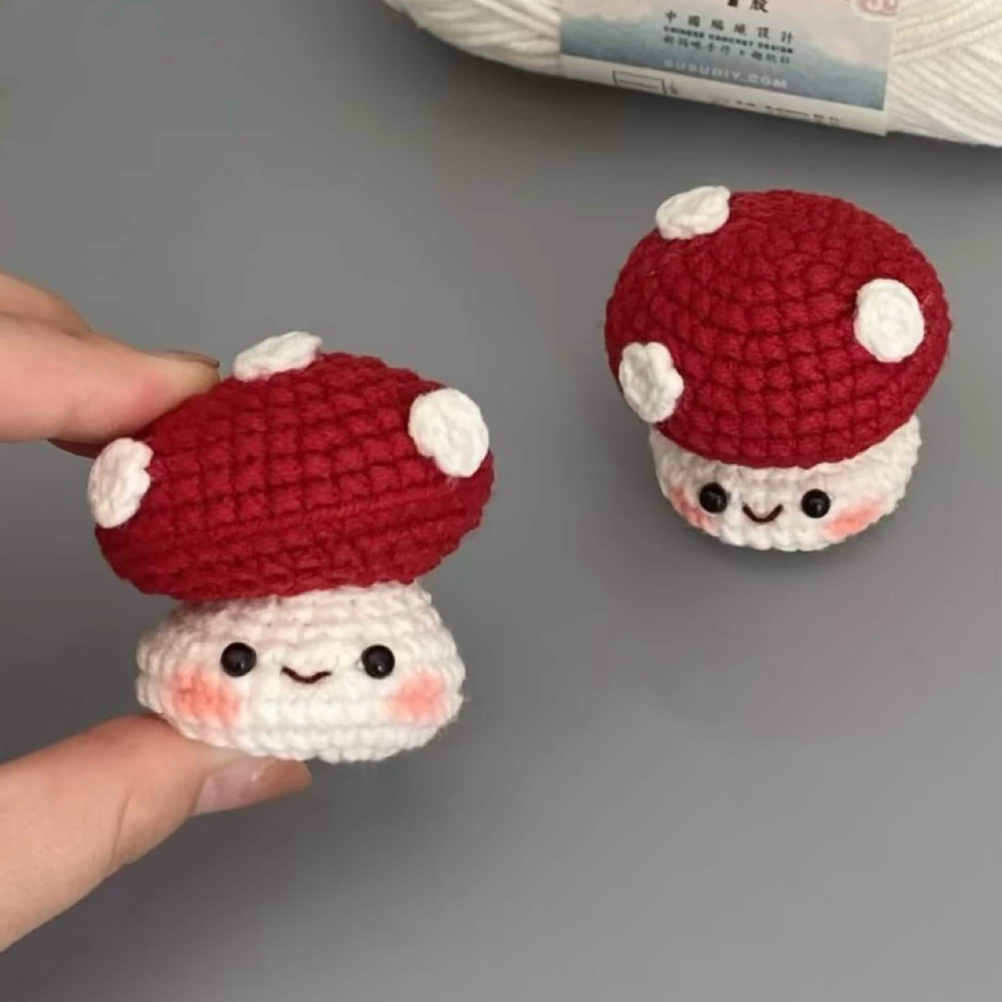 Mushroom Crochet Pattern, Mushroom Plush Pattern Digital Download ...