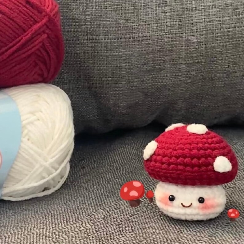 Mushroom Crochet Pattern, Mushroom Plush Pattern Digital Download ...