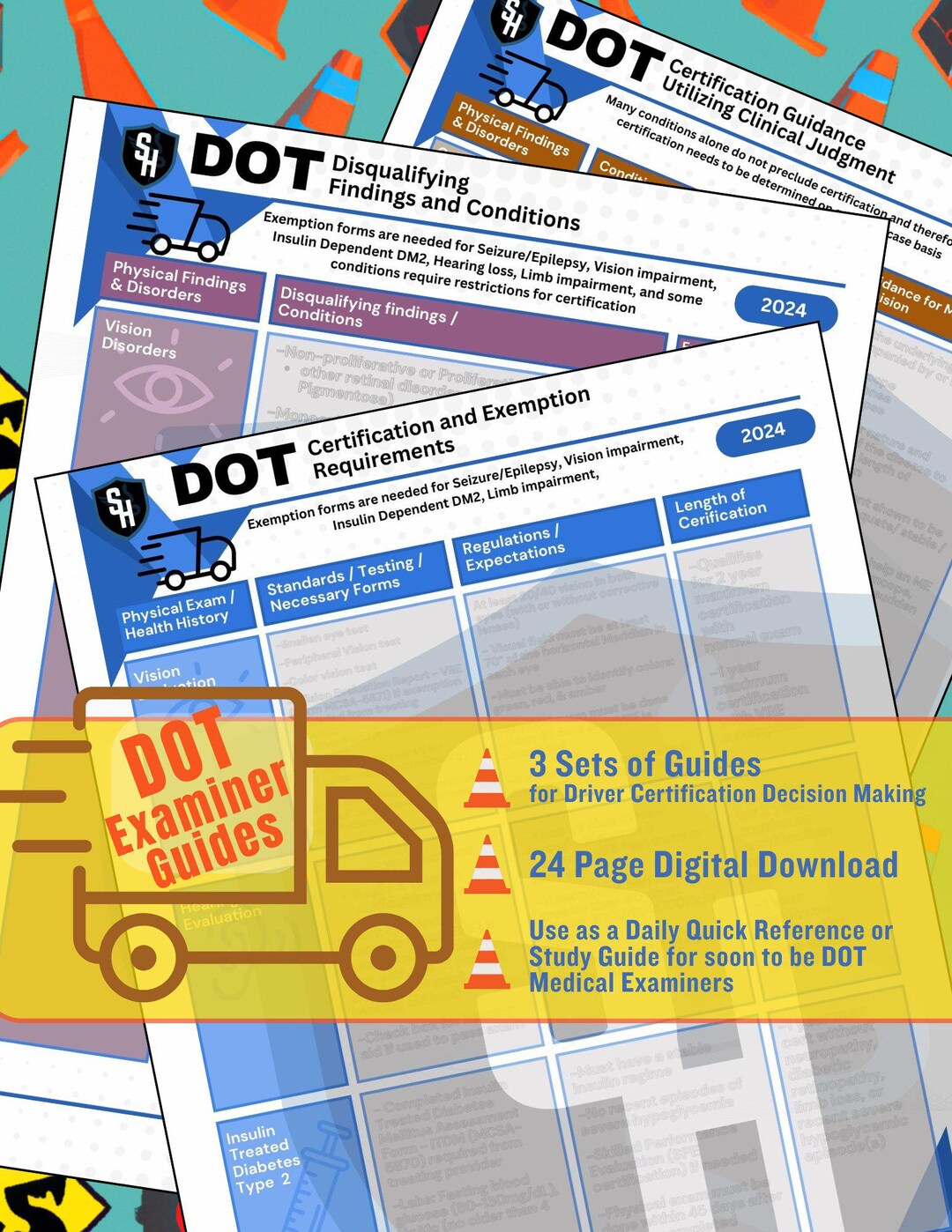 DOT Medical Examiner Decision Making Reference Guides - Etsy