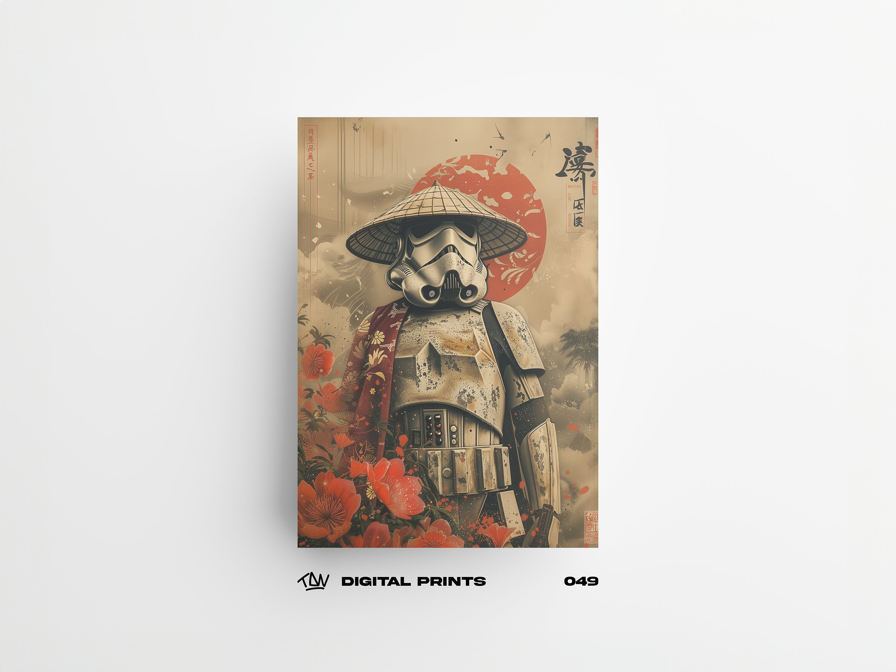 Stormtrooper 049 Poster Japanese Art Style Digital Print Exclusive Star ...