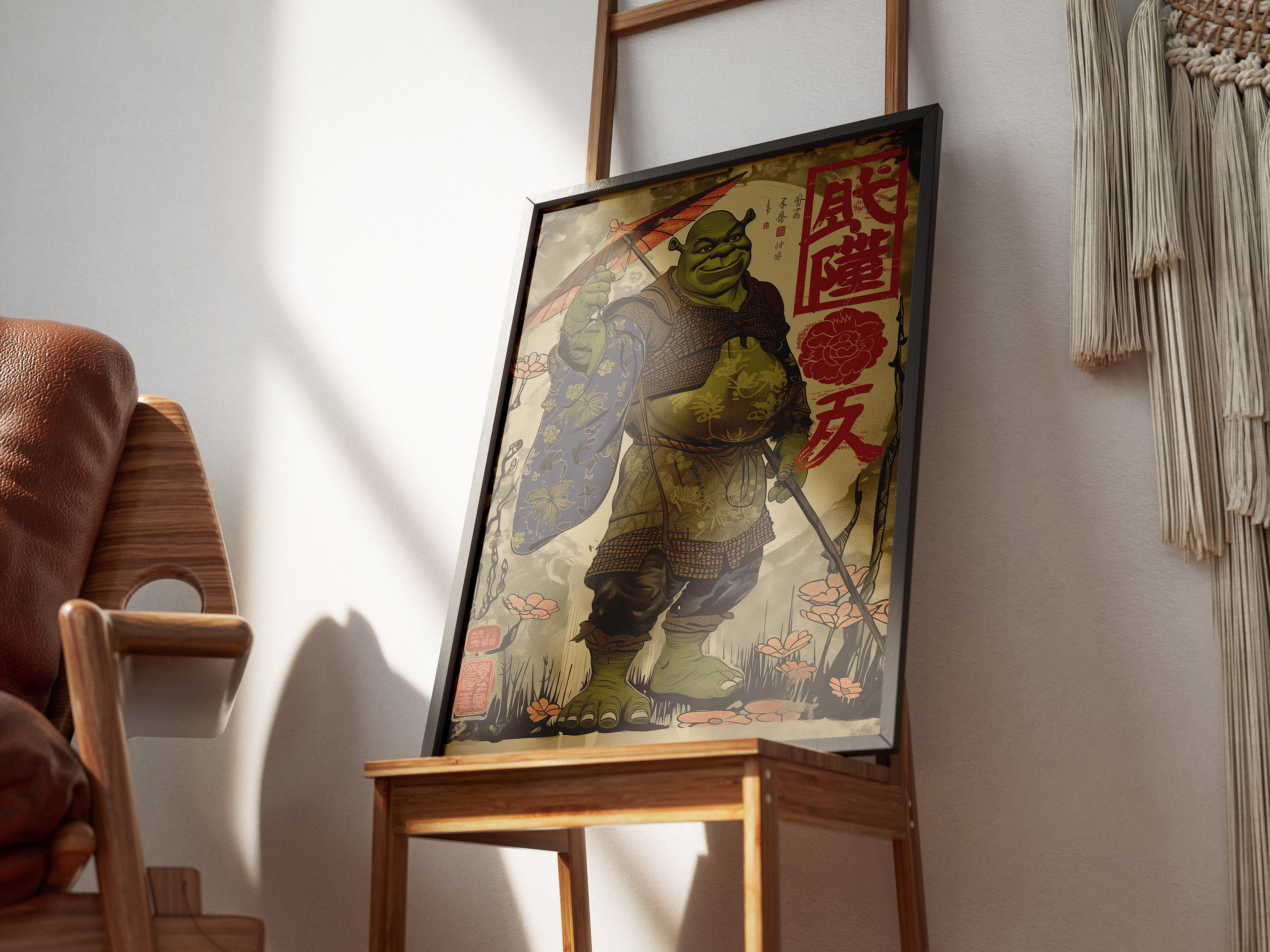 Shrek 043 Japanese Art Style Digital Print Exclusive Shrek Poster Ogre ...