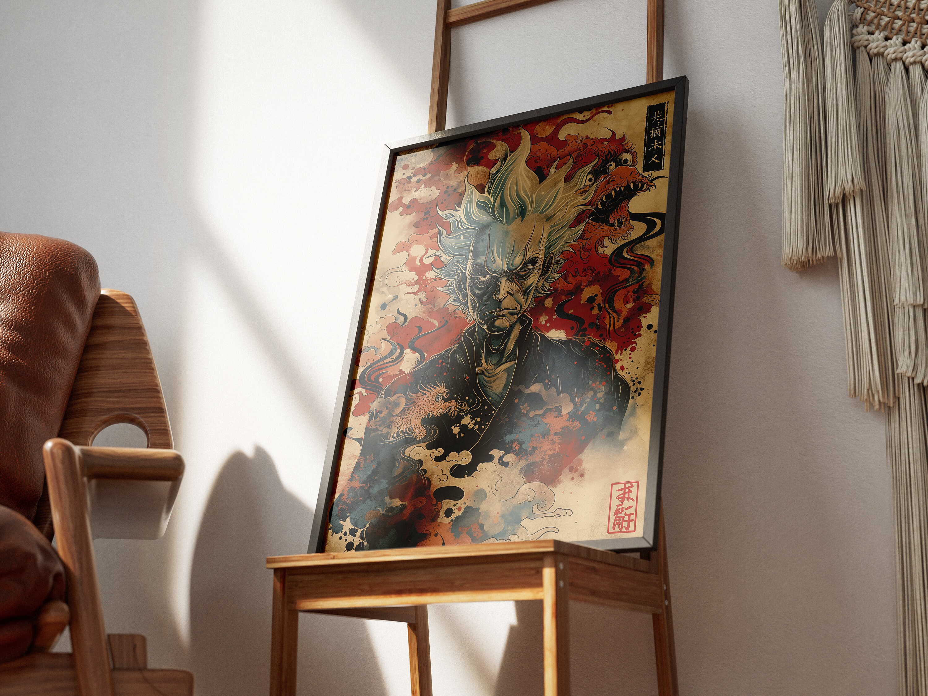 Rick Sanchez 041 Japanese Art Style Digital Print Poster Exclusive Rick ...