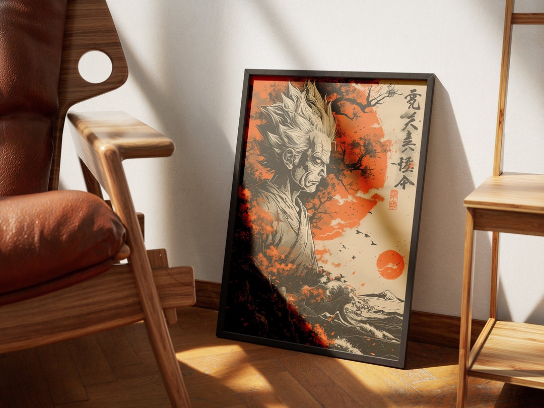 Rick Sanchez 040 Digital Print Poster in Japanese Art Style Exclusive ...