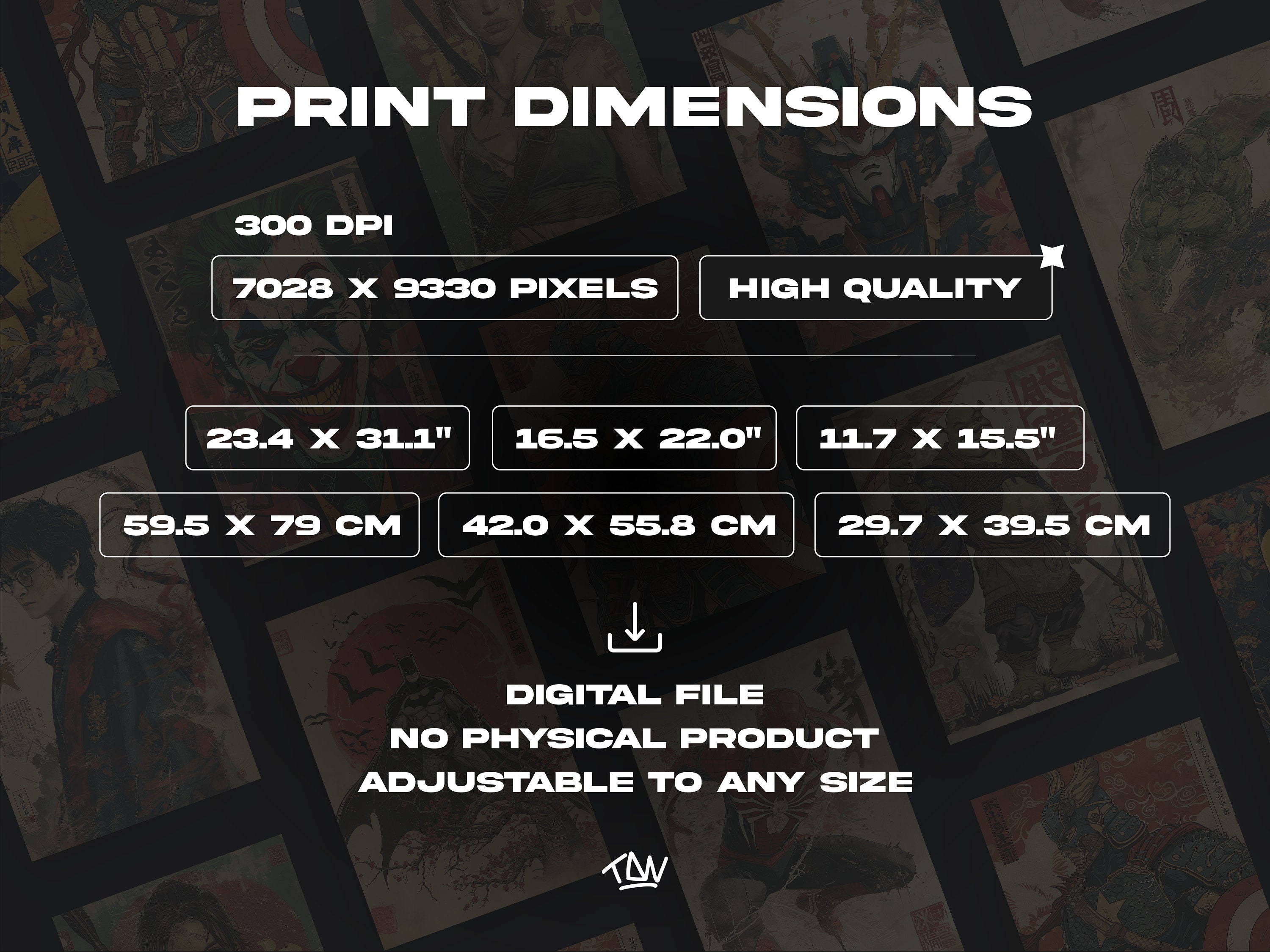 Shrek 043 Japanese Art Style Digital Print Exclusive Shrek Poster Ogre ...