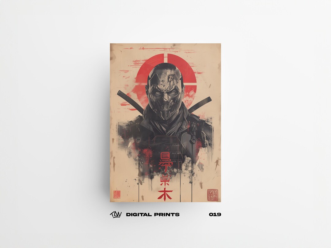 Bane 019 Poster Japanese Artstyle Digital Print - Comic Book Poster ...