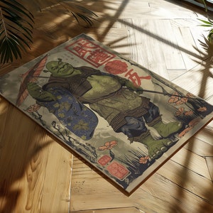 Shrek 043 Japanese Art Style Digital Print Exclusive Shrek Poster Ogre ...
