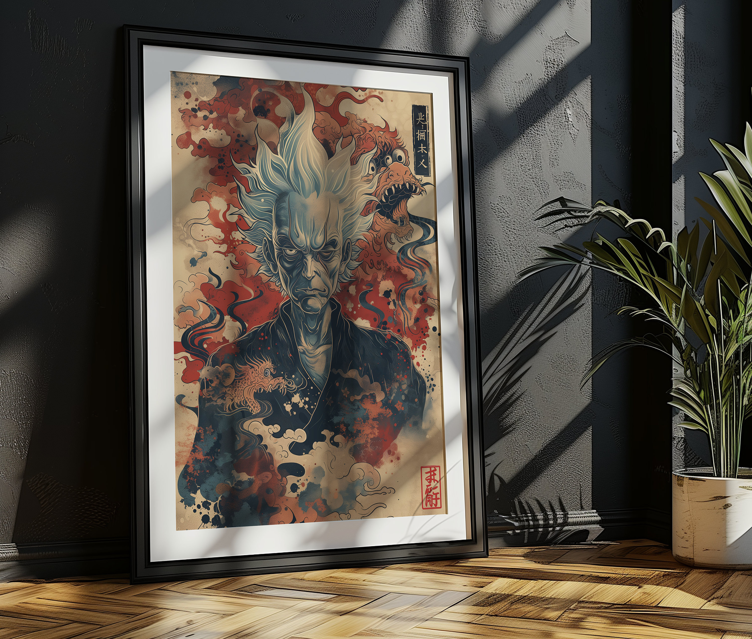 Rick Sanchez 041 Japanese Art Style Digital Print Poster Exclusive Rick ...