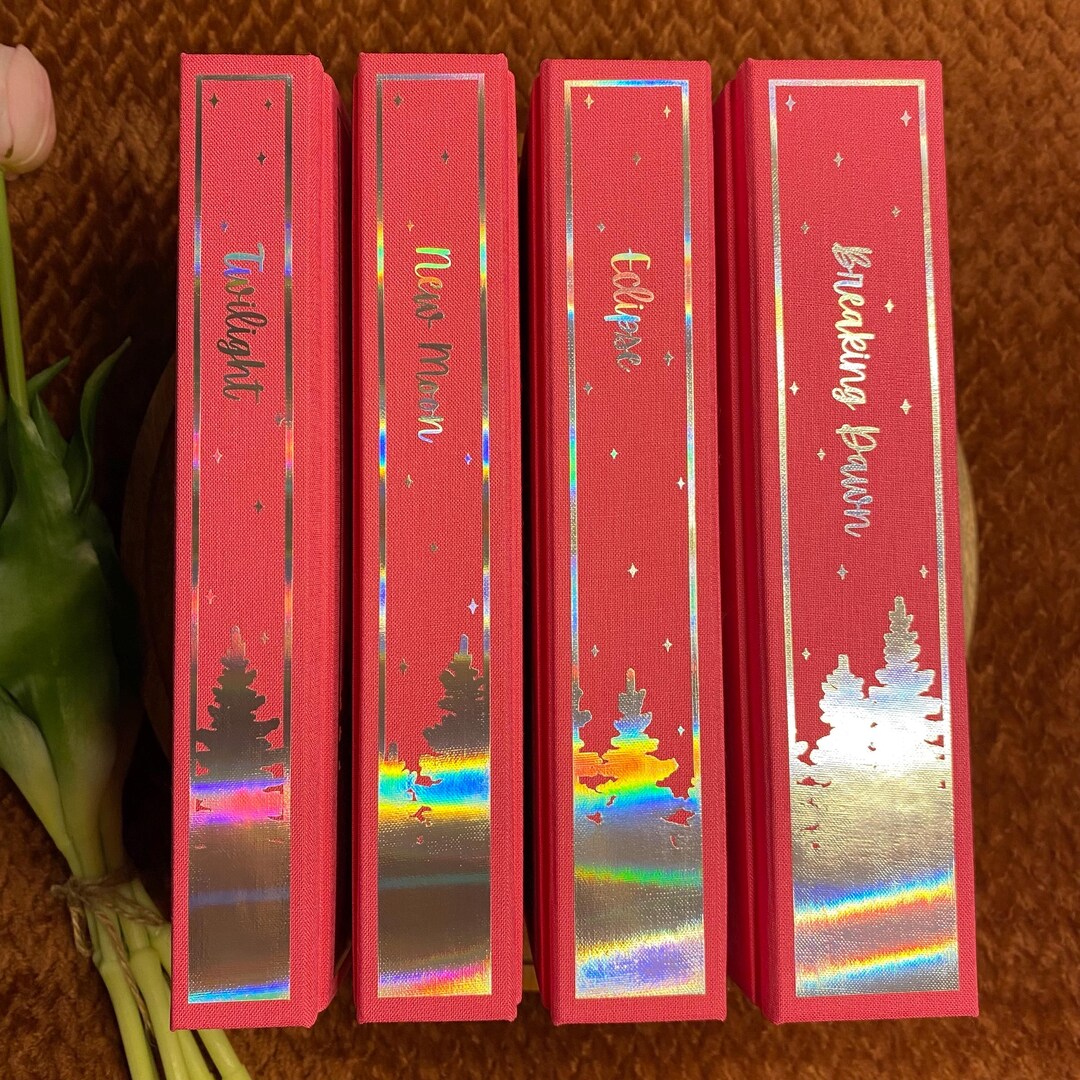 Twilight Saga by Stephenie Meyer Clothbound Rebind - Etsy