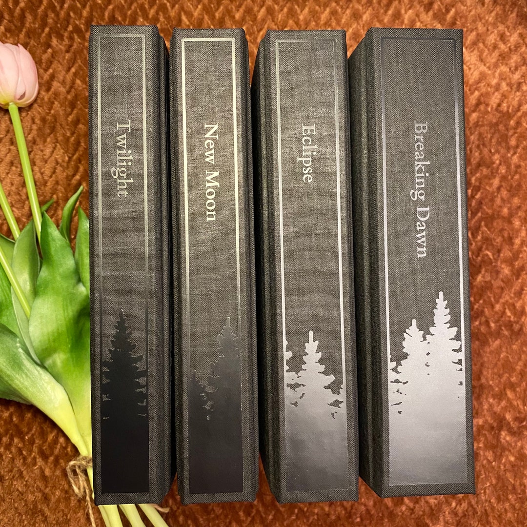 Twilight Saga by Stephenie Meyer | Clothbound Rebind Blackout Edition ...