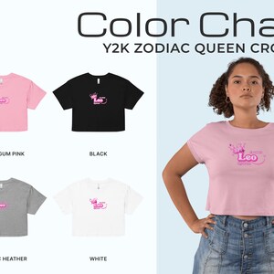 Y2K Leo Queen Custom Crop Top Leo Zodiac Sign Shirt Baby Tee Y2K Zodiac ...