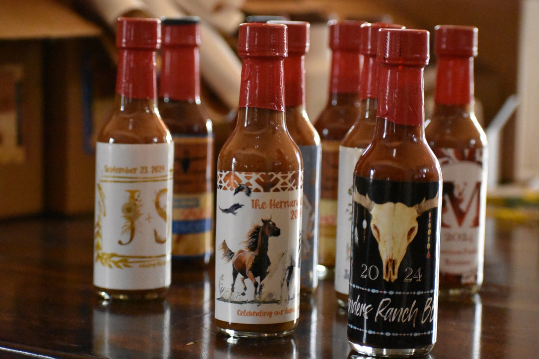 Custom Annual BBQ Menu, Unique BBQ Decor, Unique Condiments for BBQ ...