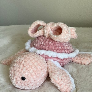 Pink Crochet Turtle| Plushie Turtle | Perfect Gift Toy Idea - Etsy
