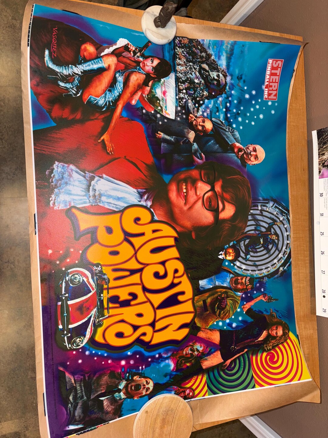 Stern Austin Powers Pinball Translite Used but in Fantastic Condition ...
