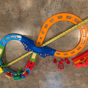 Fun Train Set! Non-motorized Set Complete! Tracks, Bridges, Loops ...